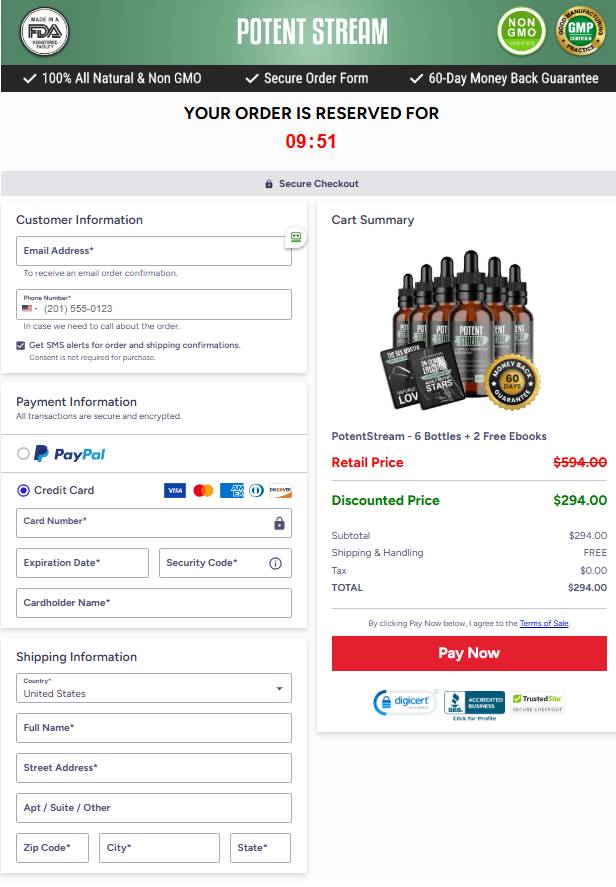 PotentStream ® Official Website | Natural Prostate Health Support